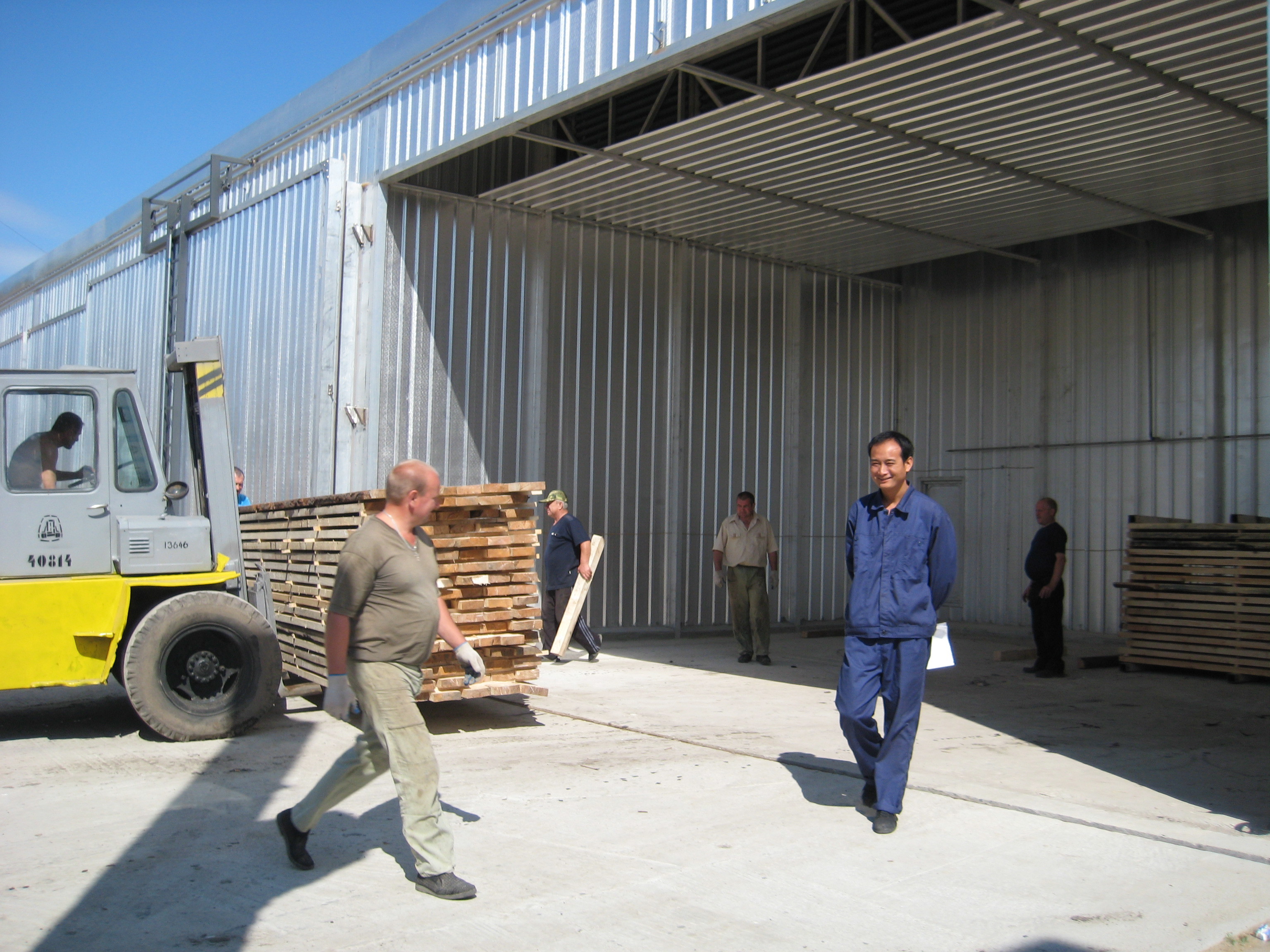 Système de séchage de bois entièrement automatique 80 M3 Capacité 120 ...